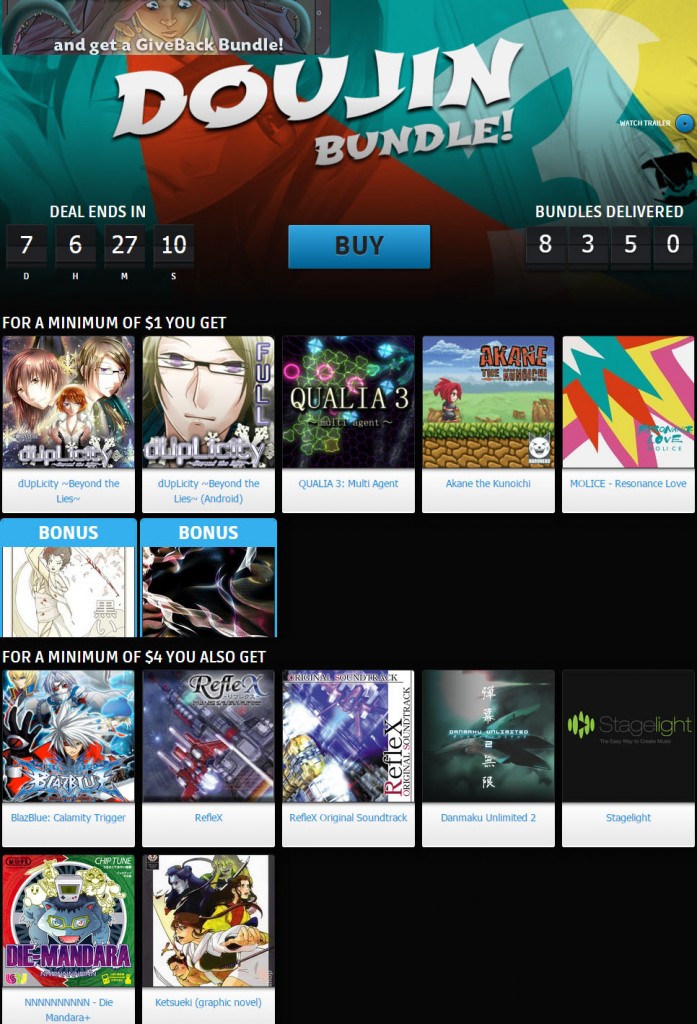 [Deals Bundle] Groupees - Doujin Bundle 3