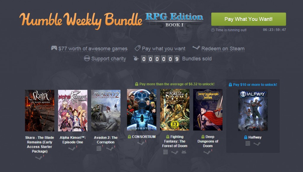 [Bundle] Humble Weekly - RPG Edition Book 1