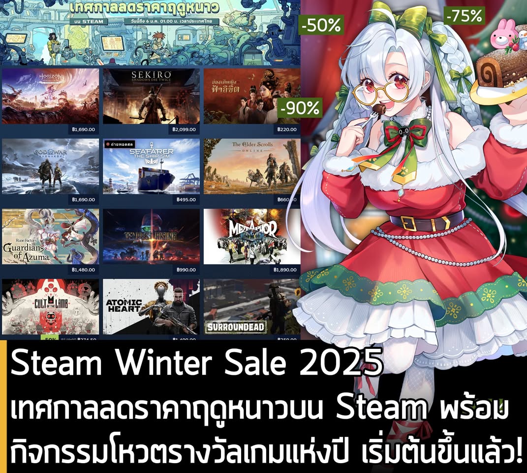 Steam Winter Sale 2025 เทศกาลลดราคาฤดูหนาวบน Steam พร้อมกิจกรรมโหวต ...
